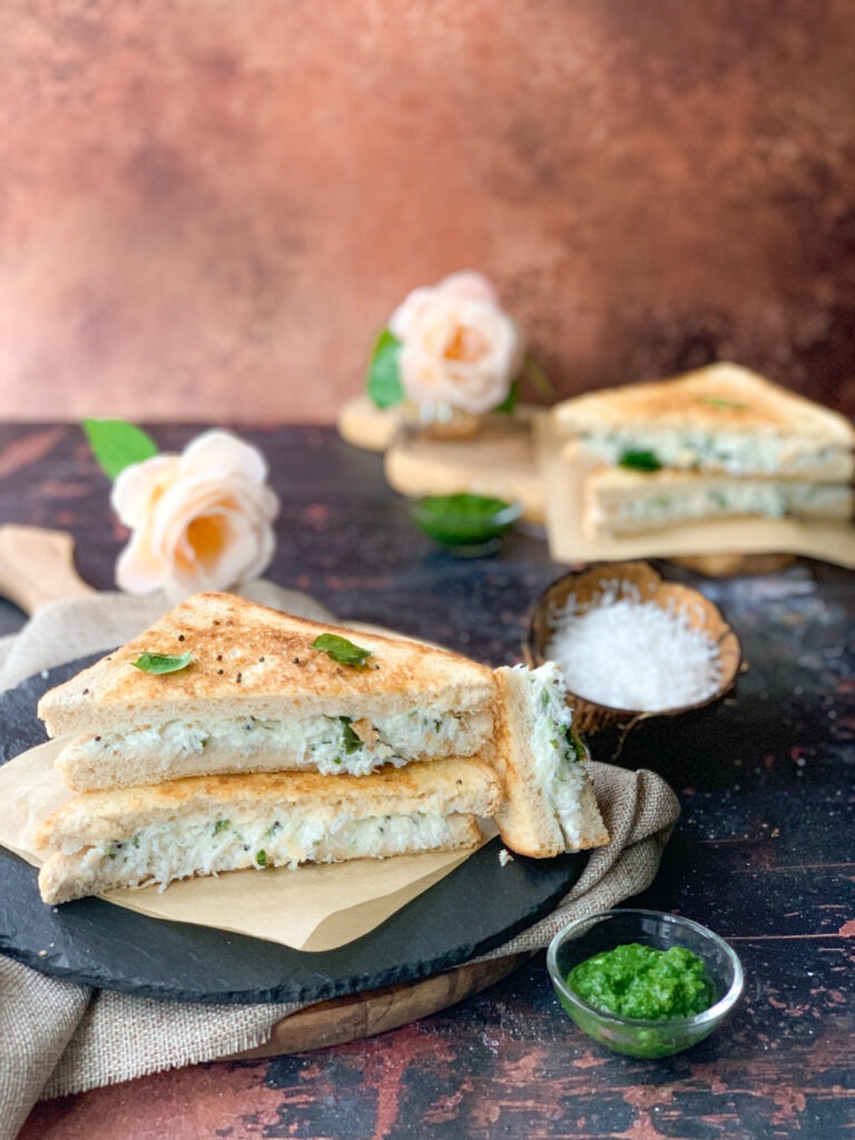 Toasted Sandwich with Coconut & Yoghurt | Poetry of Spices