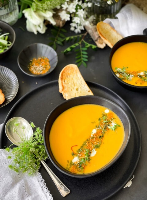 Buttery Velvety Popcorn Soup Recipe | Poetry of Spices